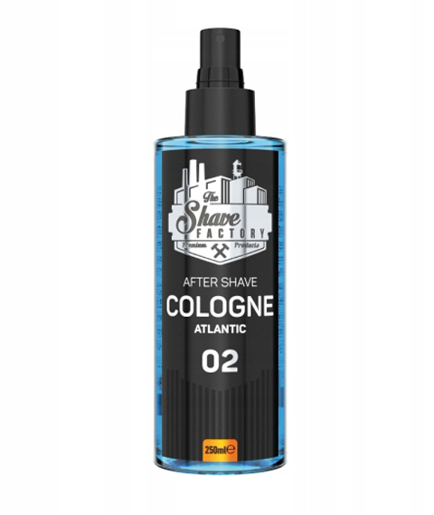 Shave Factory • Aftershave Cologne Atlantic 02 • Woda Kolońska 250 ml